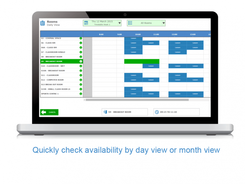 Booking System - SchoolBooking